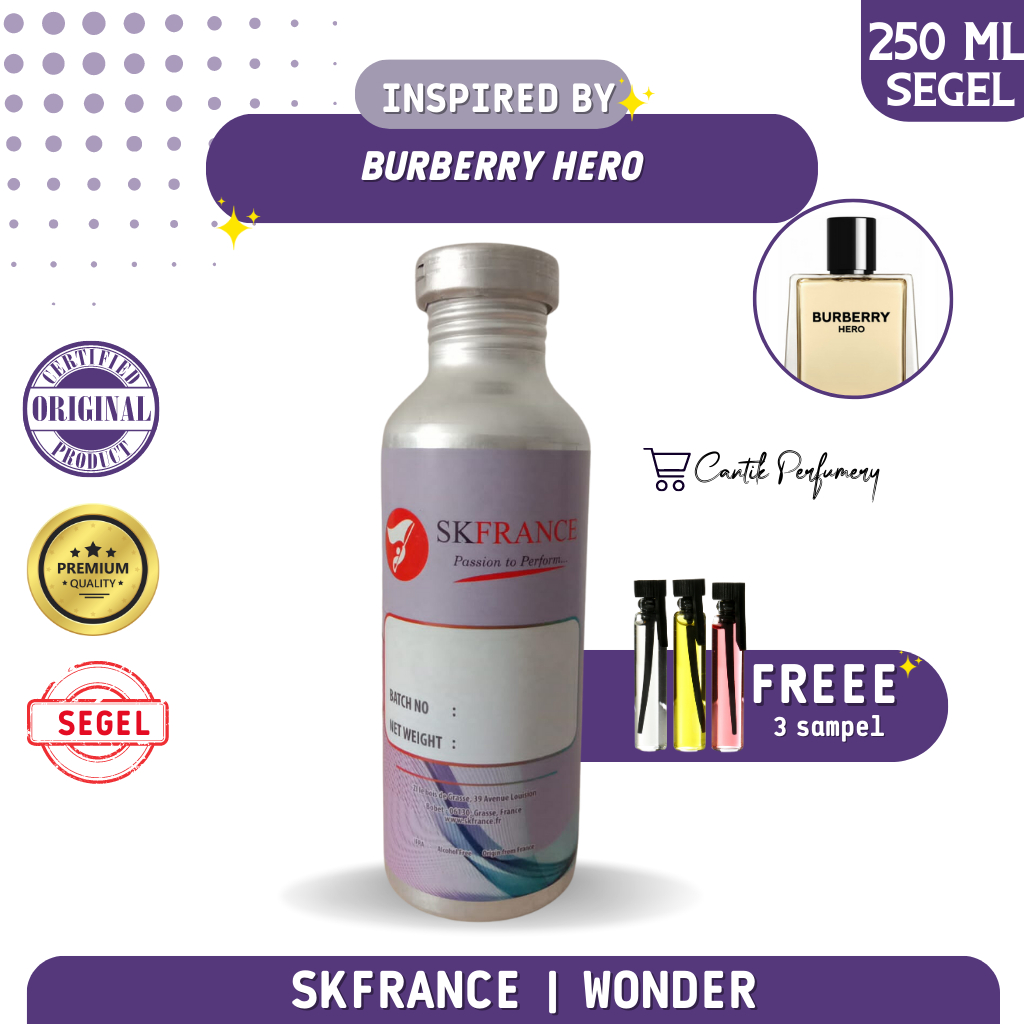 Jual WONDER SEARAH DENGAN BURBERY HERO BIBIT PARFUM BY SKFRANCE 250 ML ...