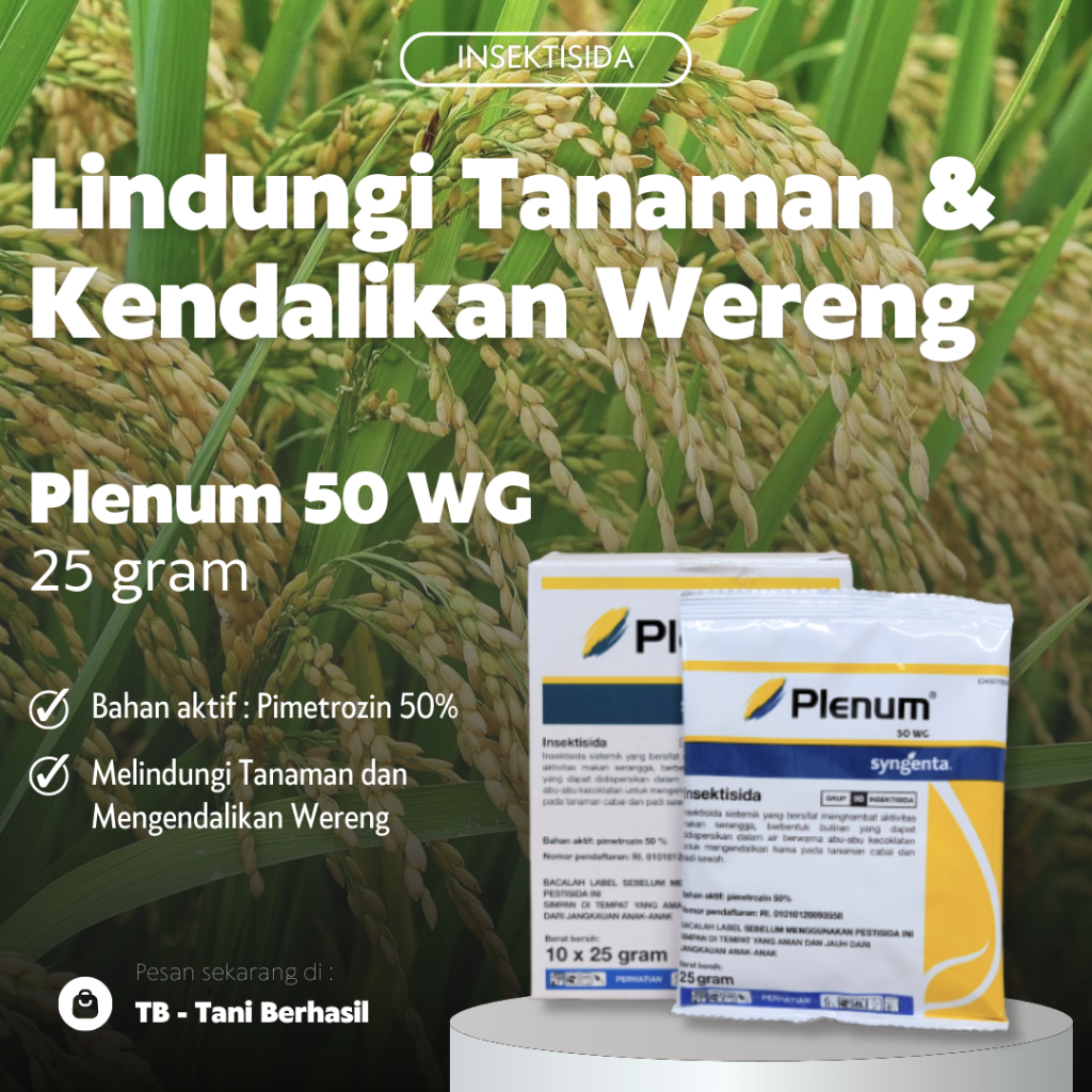 Jual Insektisida Plenum 50WG 25 gram, Lindungi Tanaman & Kendalikan ...
