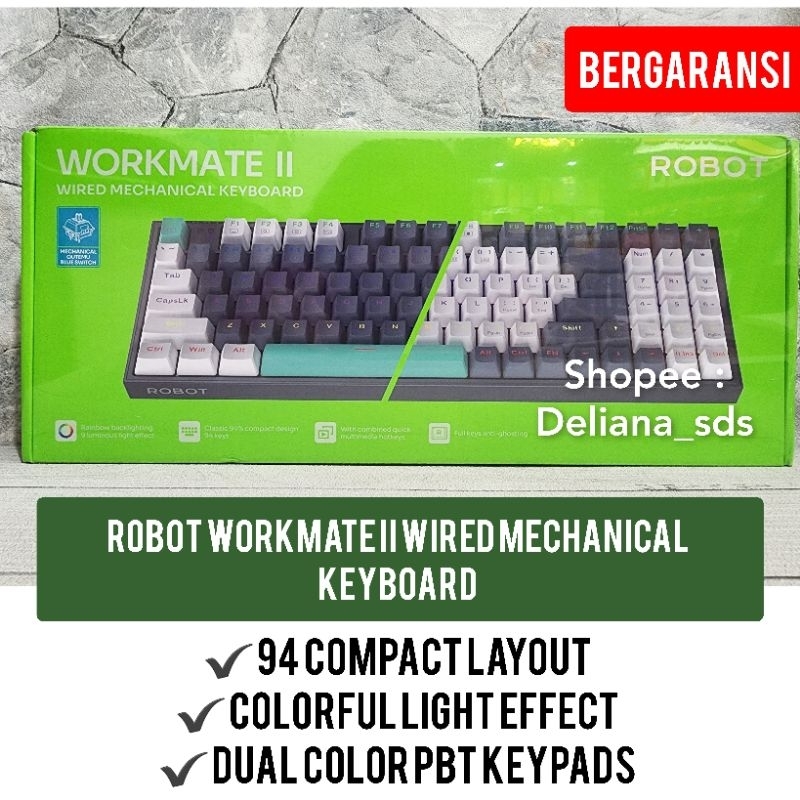 Jual Robot Keyboard Mechanical Workmate 2 Garansi Resmi 1 Tahun Robot ...