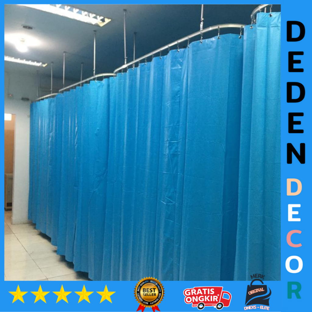 Jual Tirai Rumah Sakit Iconed PVC/Plastik untuk Ruangan Berhubungan ...