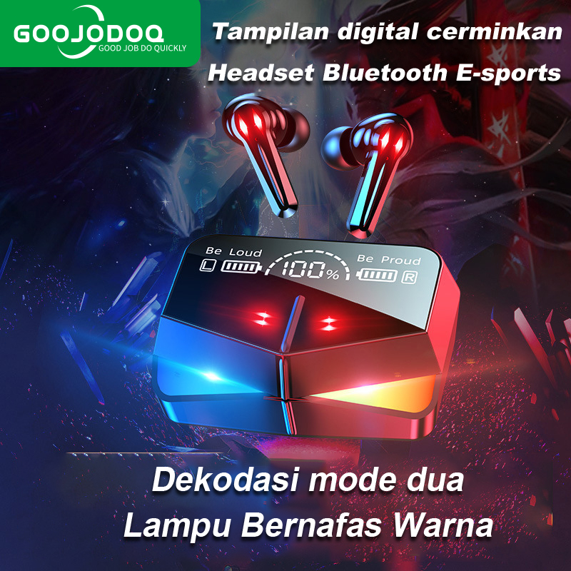 Jual Goojodoq True Wireless Bluetooth Headset Headphone Gaming Earphone Earbuds TWS Stereo ...