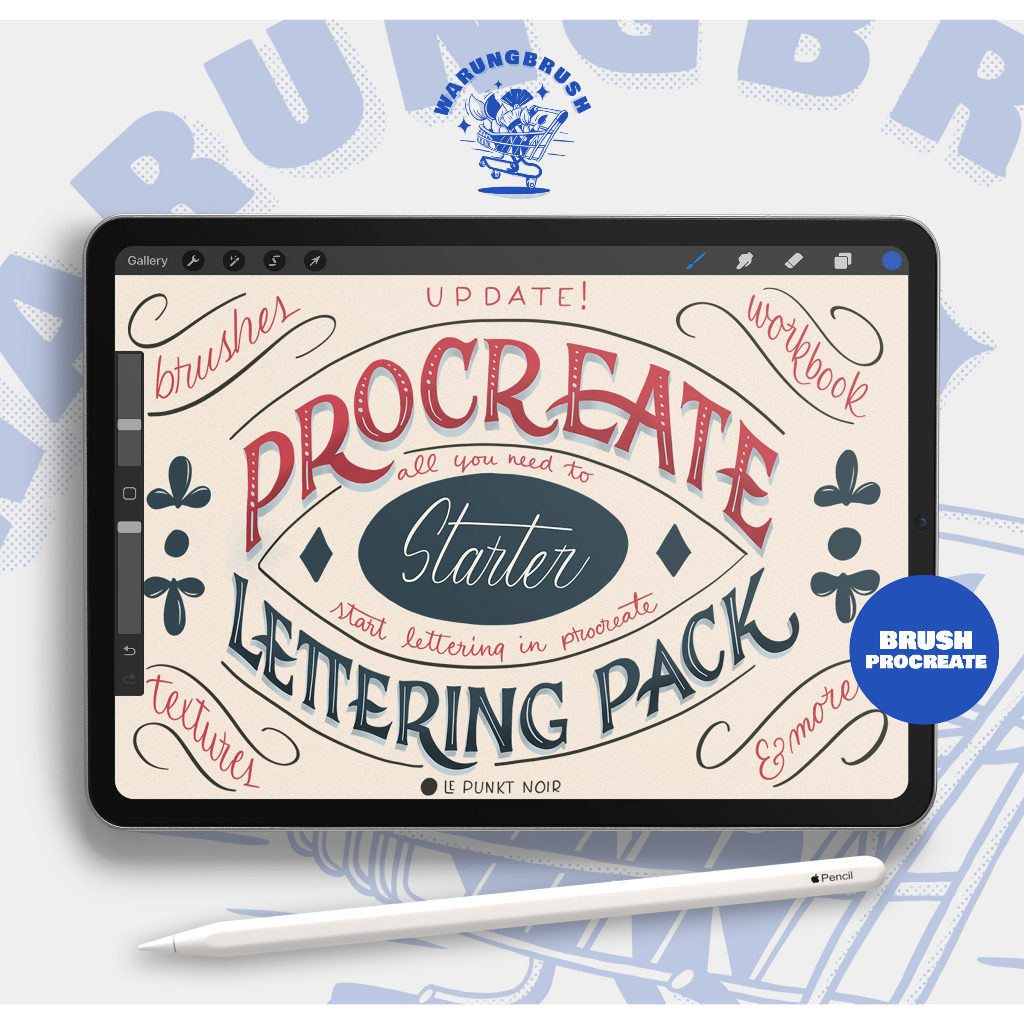 Jual Procreate Lettering Starter Pack BP00290 | Shopee Indonesia