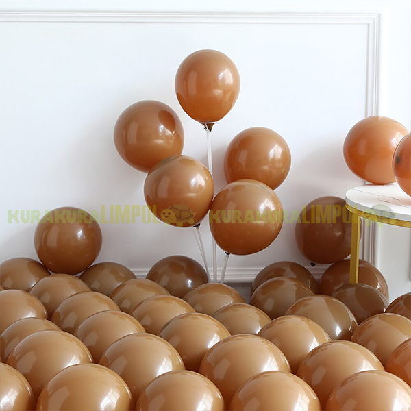 Jual Balon Latex Retro 12 Inci Warna Vintage 12 Inch Eceran | Shopee ...