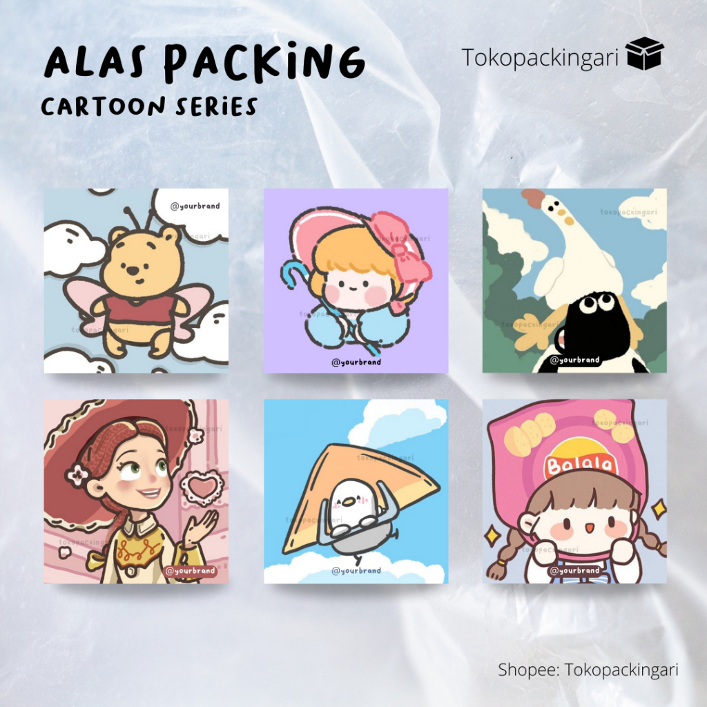 Jual Alas Packing | Cartoon Series | Paper Aksesoris | Kertas Dudukan ...