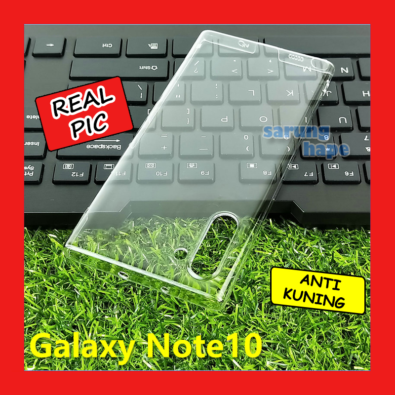 Jual Samsung Galaxy Note 10 - Clear Hard Case Casing Transparan Mika ...