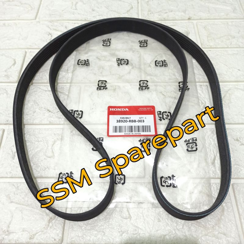 Jual Fanbelt Fan Belt Tali Kipas Honda CRV Gen 3 2.4 2400cc Th 2007-2012 Original 7PK 1751 ...