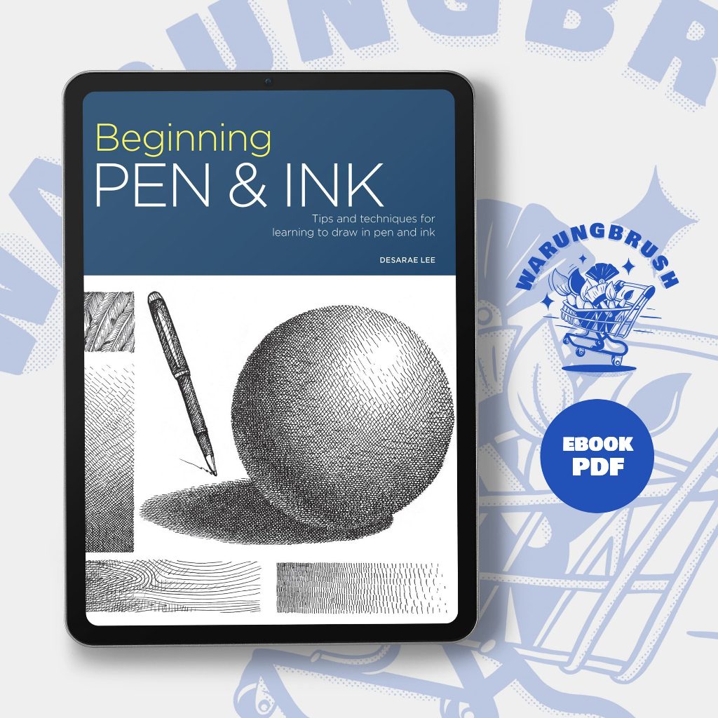Jual Beginning Pen Ink Tips and techniques for learning to draw in pen ...