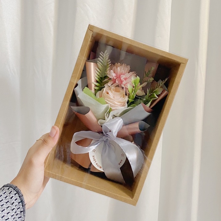 Jual 𝐏𝐀𝐏𝐄𝐑𝐔𝐒𝐇 [BX01] Flower Box Hadiah Wisuda perpisahan kado ulang ...