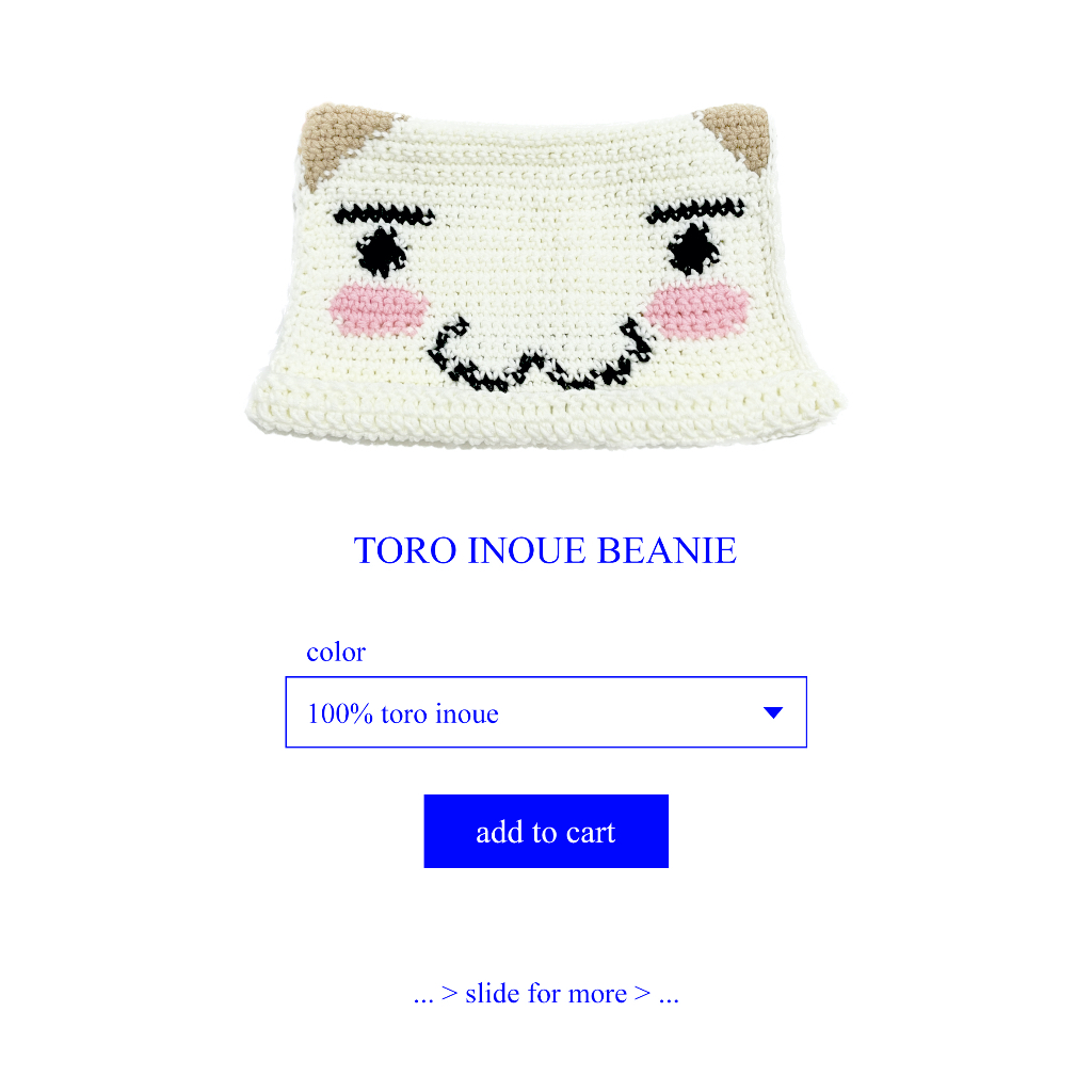Jual _TORO INOUE BEANIE_ cute cat ear neko beanie crochet square hat n ...