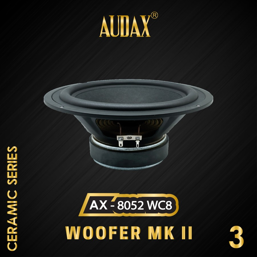 Jual Speaker Pasif 8 inch Audax AX-8052 WC8 Ceramic Series Woofer MK II | Shopee Indonesia