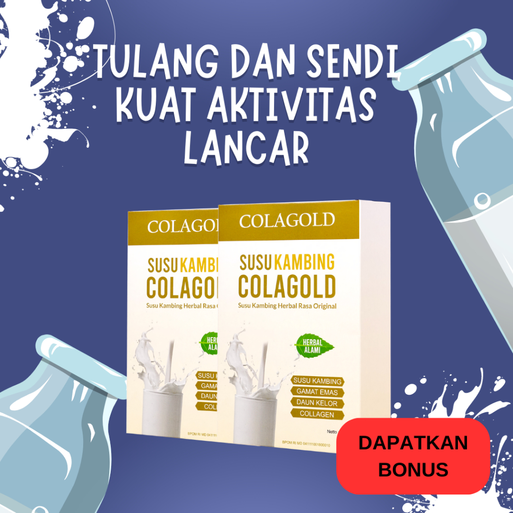 Jual Susu Colagold Susu Etawalin Susu Kambing Etawa untuk Tulang dan ...