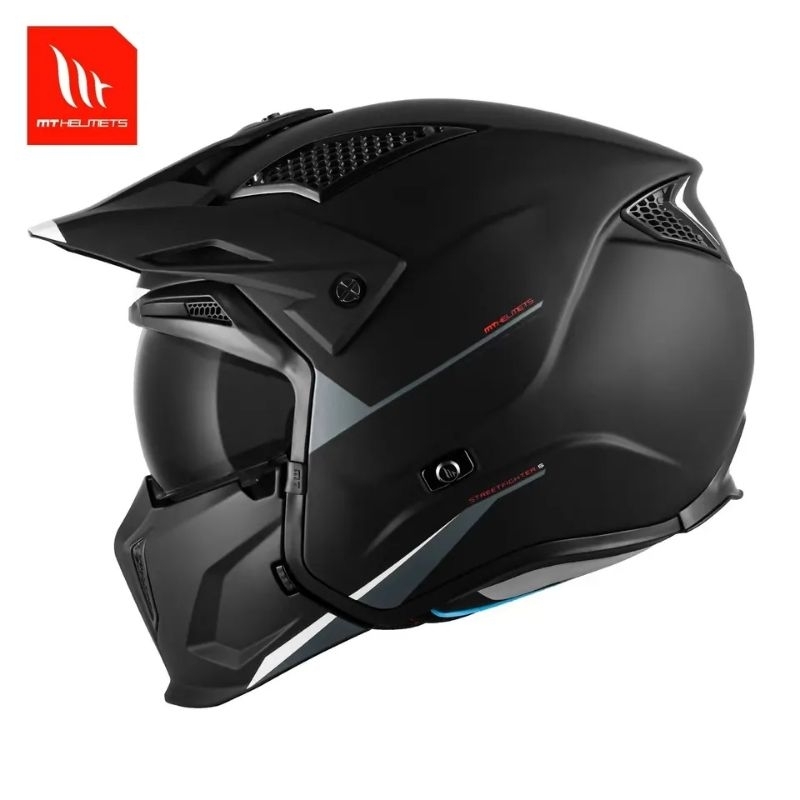 Jual MT Helmet streetfighter SV Helm modular touring | Shopee Indonesia