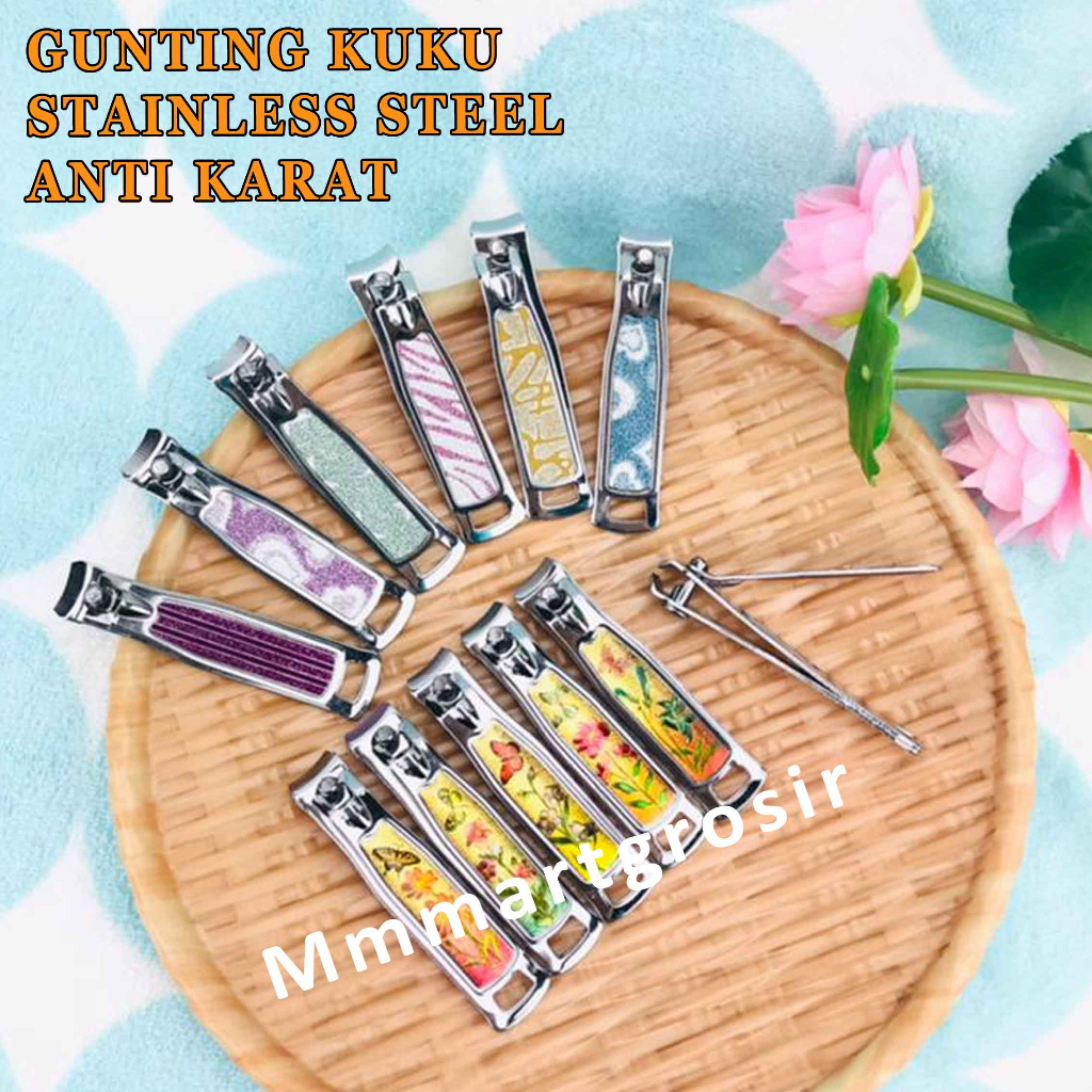 Jual Gunting Kuku Stainless / Gunting Kuku Motif / Alat Gunting Anti ...