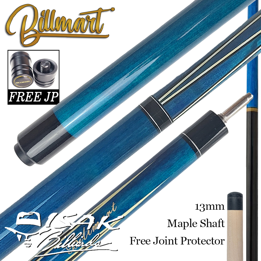 Jual Billmart Blue Jump/Break Cue - Billiard Cue Stick Power Lompat ...