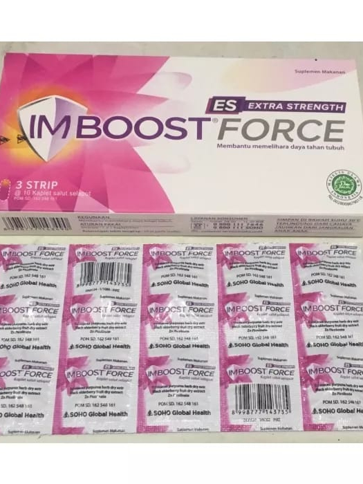 Jual Imboost Force Extra Strength Strip Isi 10 Tablet | Shopee Indonesia