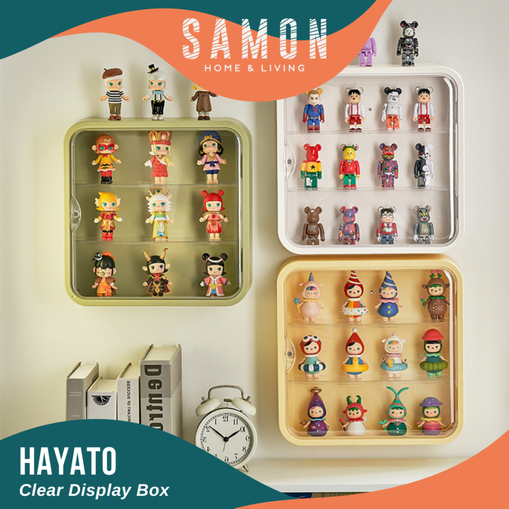 Jual 【SAMON】HAYATO Wadah Display Hootwheels Simple Box Mainan Aesthetic ...