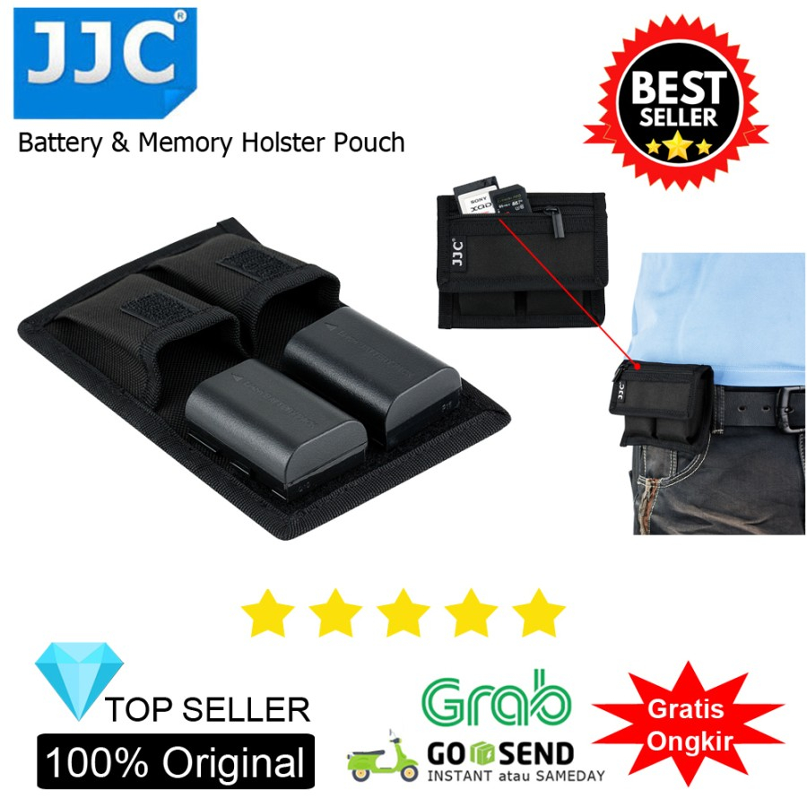 Jual JJC Battery & Memory Pouch universal - Tempat baterai kamera ...