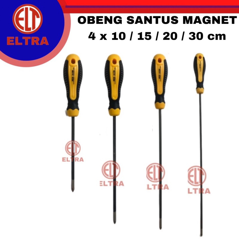 Jual Obeng magnet santus 4mm X 10 15 20 30 cm | Shopee Indonesia