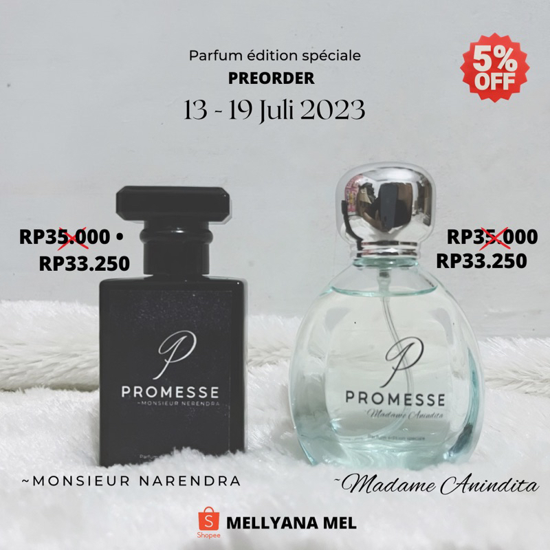 Jual Parfum Promesse inspaired from Janji yang Ternoda | Shopee Indonesia