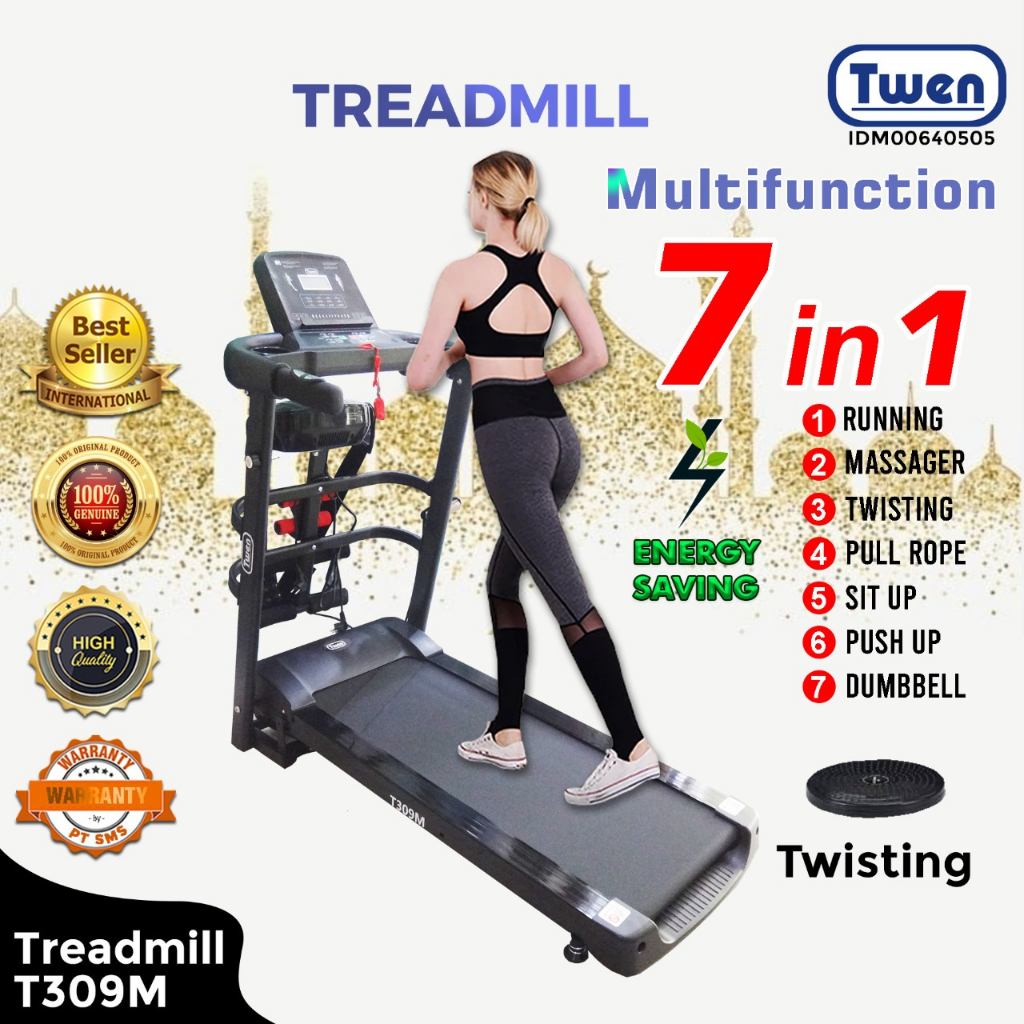 Jual Treadmill Twen T309MH / Treadmill Listrik / Treadmill ...