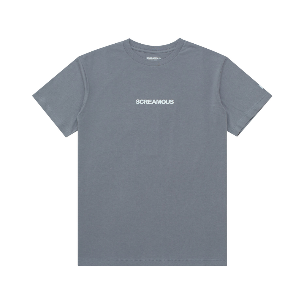 Jual Screamous Kaos T-Shirt LEGEND TINY ON WHITE ULTIMATE GREY | Shopee ...