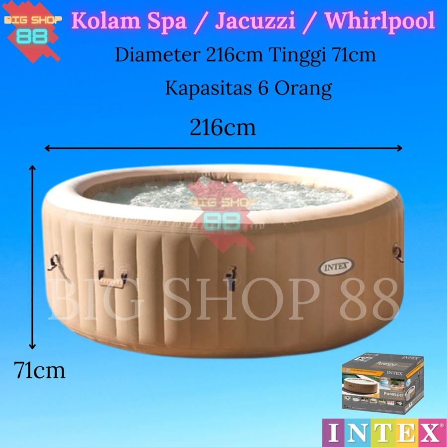 Jual Kolam Bathub Bathup Spa Jacuzzi Whirlpool Dewasa Anak Intex Hot ...