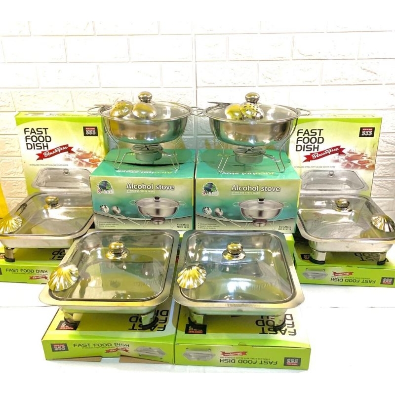 Jual Prasmanan set full kaca 6 kotak + 1 bowl soup | Shopee Indonesia