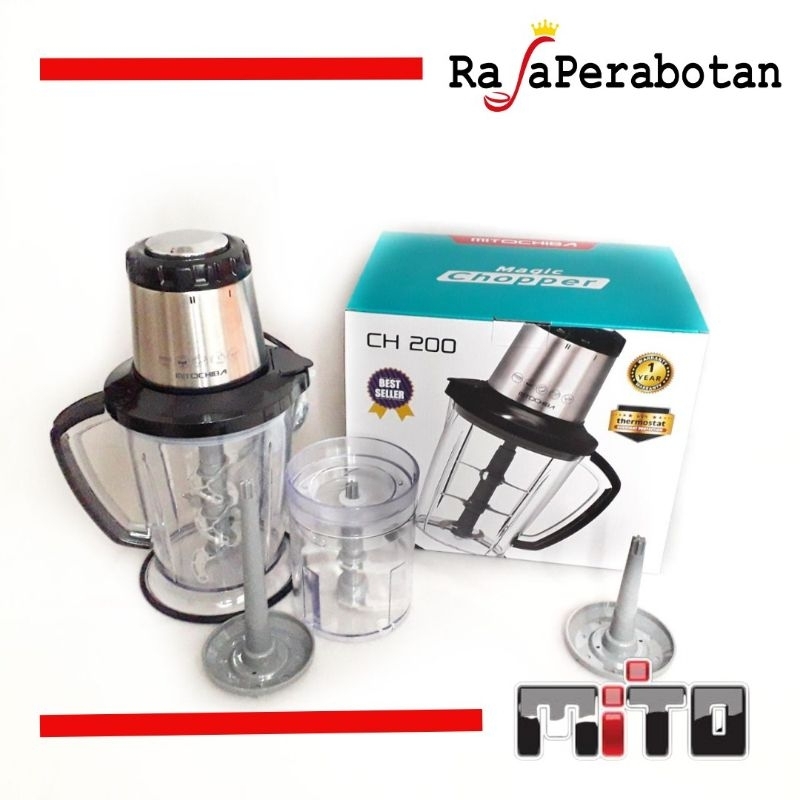 Jual MITO Chopper Mitochiba CH 200 Food Chopper Blender 2 Liter 300 ...