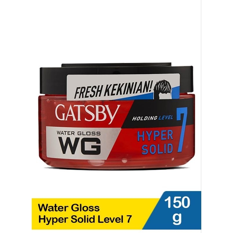 Jual GATSBY WATERGLOSS HYPER SOLID 150G | Shopee Indonesia