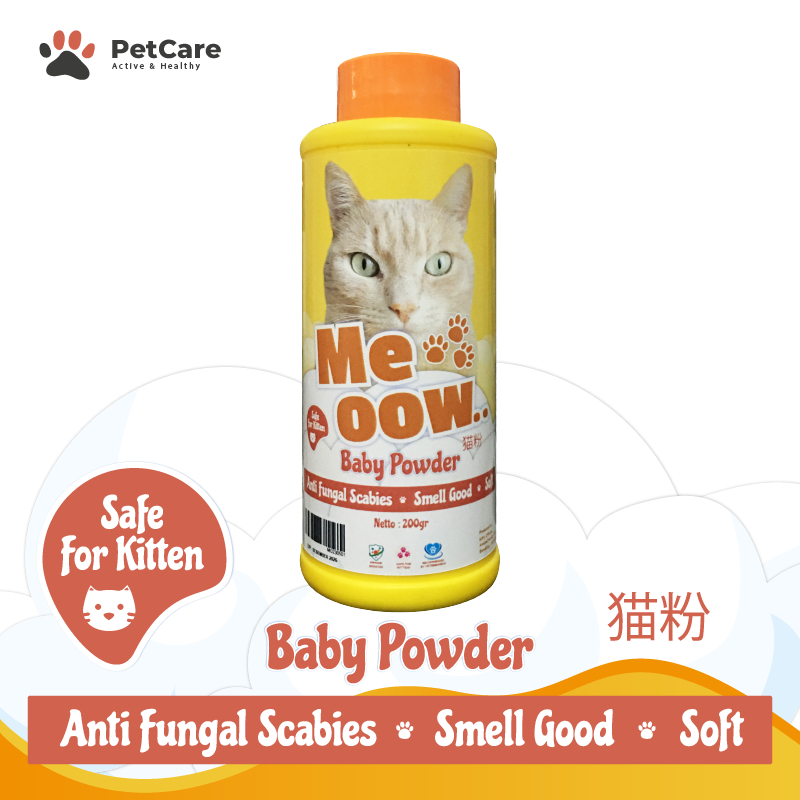 Jual Bedak Meoow CAT 200gr anti fungal dan scabies | Shopee Indonesia