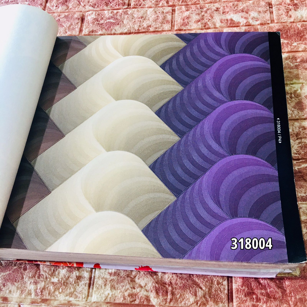 Jual WALLPAPER DINDING MOTIF GELOMBANG GRADASI WARNA 3D GIPRIVATE ...