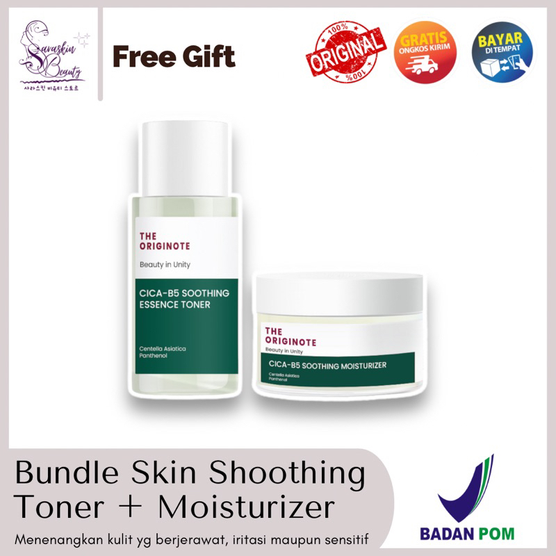 Jual Ready Siap Kirim - The Originote Bundle Skin Cica B-5 Soothing ...