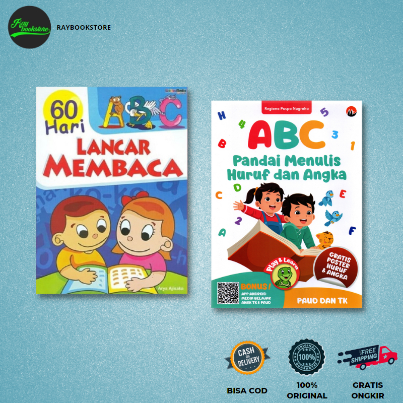 Jual Buku Abc 60 Hari Lancar Membaca & Abc : Pandai Menulis Huruf dan ...