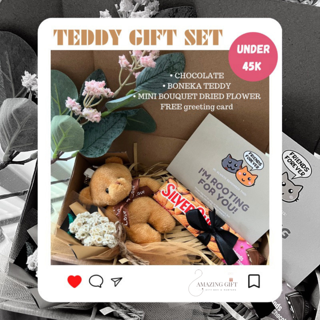 Jual Teddy Gift / Hampers Bestie / Hadiah Birthday / Graduation Hampers ...