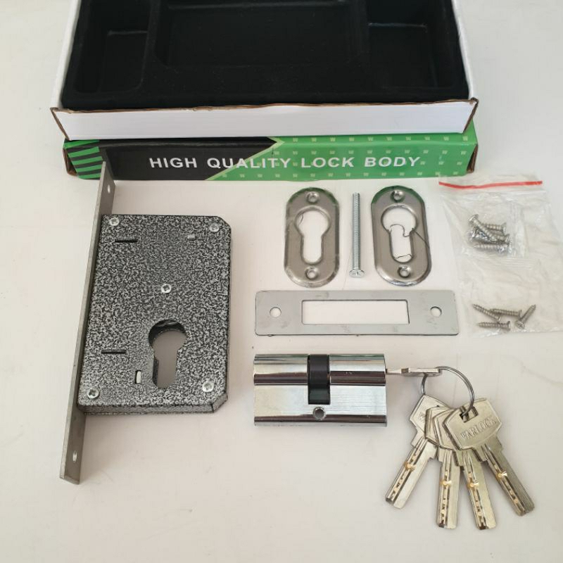 Jual bodi kunci pintu sliding body kunci pintu geser kunci mekar ...