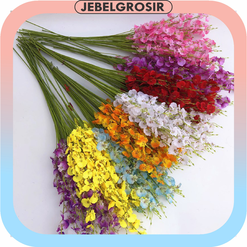 Jual Bunga Anggrek Orchid Artificial Flower Hiasan Pelaminan Dekorasi ...
