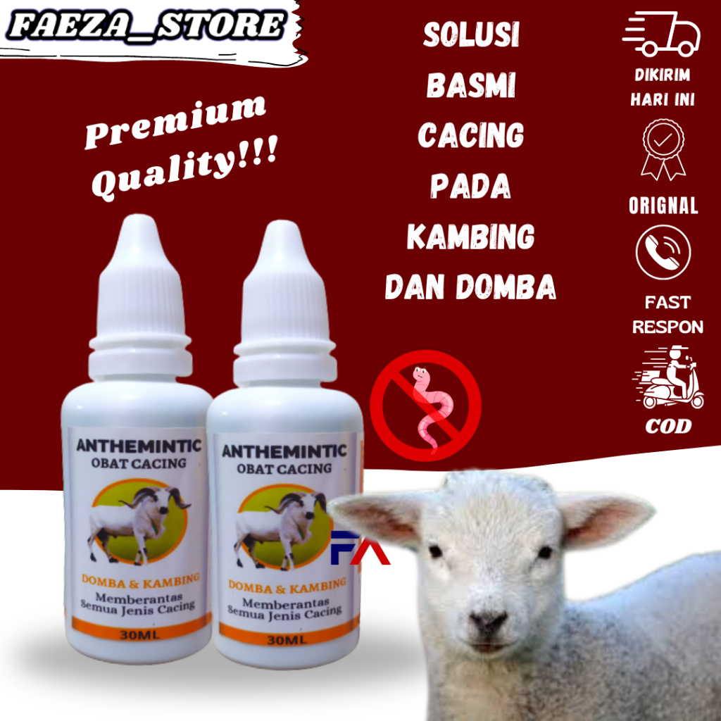 Jual Obat Cacing Kambing Domba Ampuh Membasmi Segala Cacing Pada Hewan ...