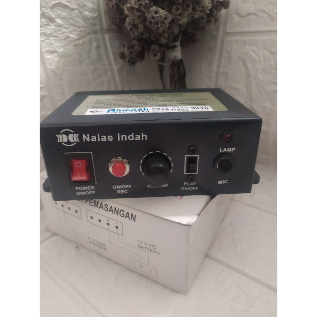 Jual amply alat Pengeras Suara untuk jualan keliling hapus rekam ...