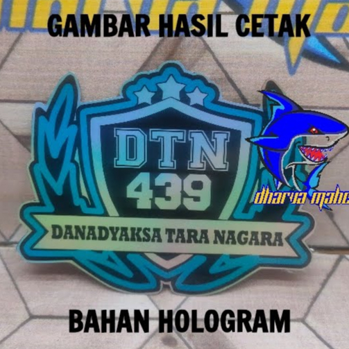 Jual Stiker DTN 439, Stiker Danadyaksa Tara Nagara, Stiker Polisi ...