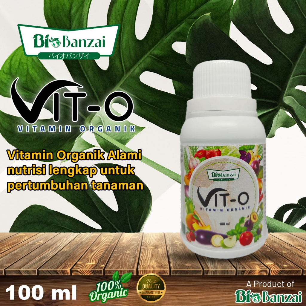 Jual Vit-O 100ml Bio Banzai vitamin organik alami nutrisi lengkap pertumbuhan tanaman | Shopee ...