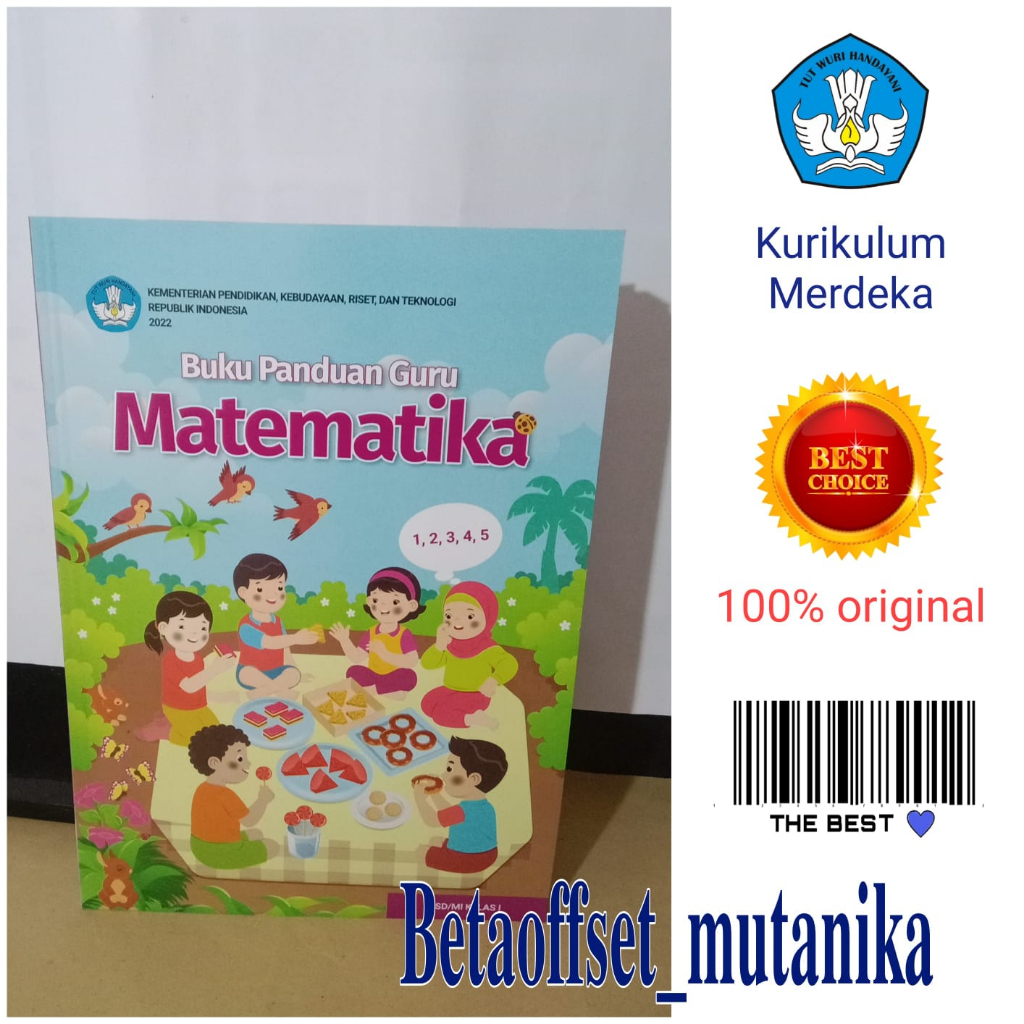 Jual Buku panduan guru kelas 1 sd matematika kurikulum merdeka | Shopee Indonesia