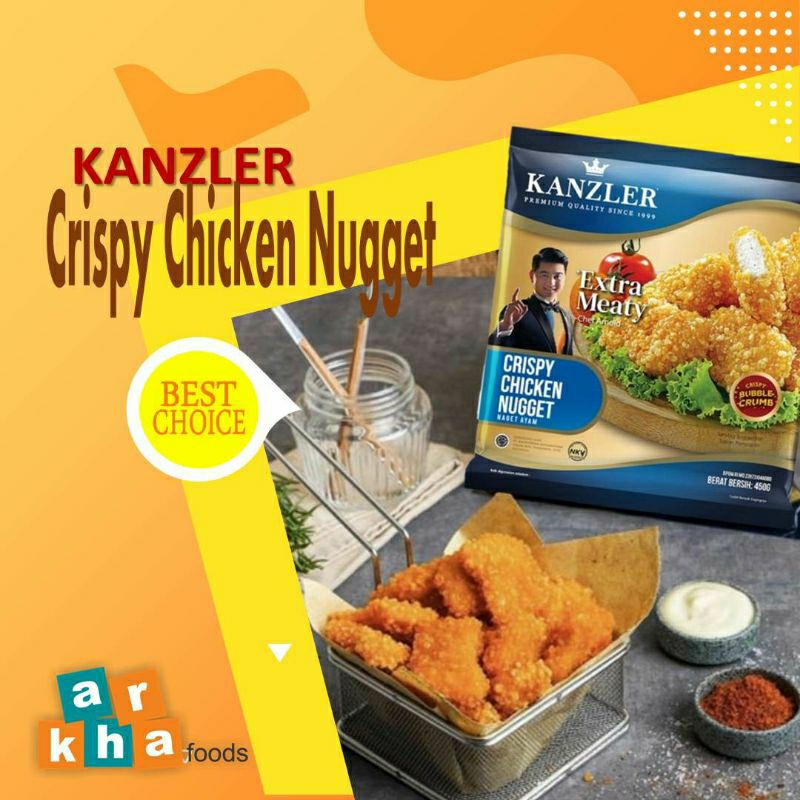 Jual Naget kanzler Premium Crispy Chicken Nugget 450gr Naget Kanzler ...