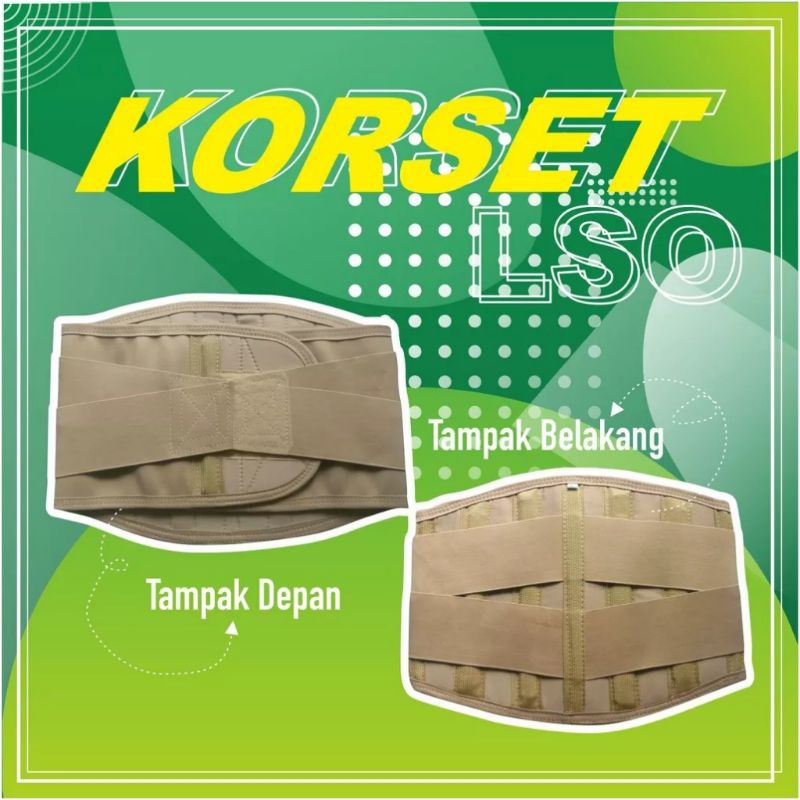 Jual Korset Lumbal LSO Tulang Belakang Plat Besi | Shopee Indonesia