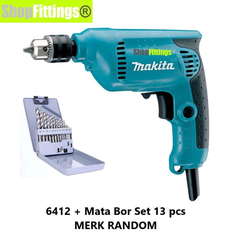 Jual Makita 6412 Mesin Bor Tangan Besi Kayu 10 mm Electric Hand Drill 10mm Ringan | Shopee Indonesia