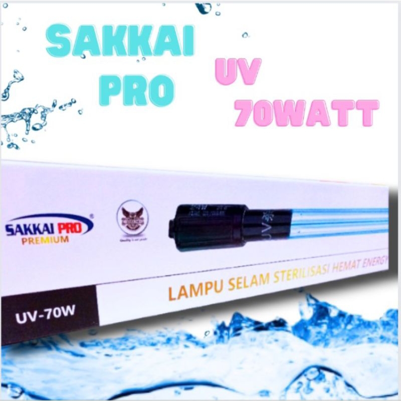 Jual SAKKAI PRO UV 70WATT LAMPU UV ULTRAVIOLET ANTI LUMUT BAKTERI STERILISASI | Shopee Indonesia