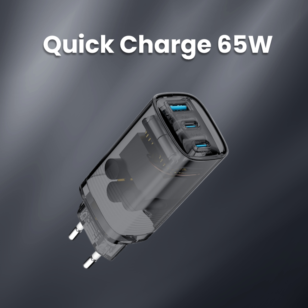 Jual UNEED GaN Charger 65W QC 4.0 3.0 PD 3.0 AFC FCP SCP - UCH409 | Shopee Indonesia