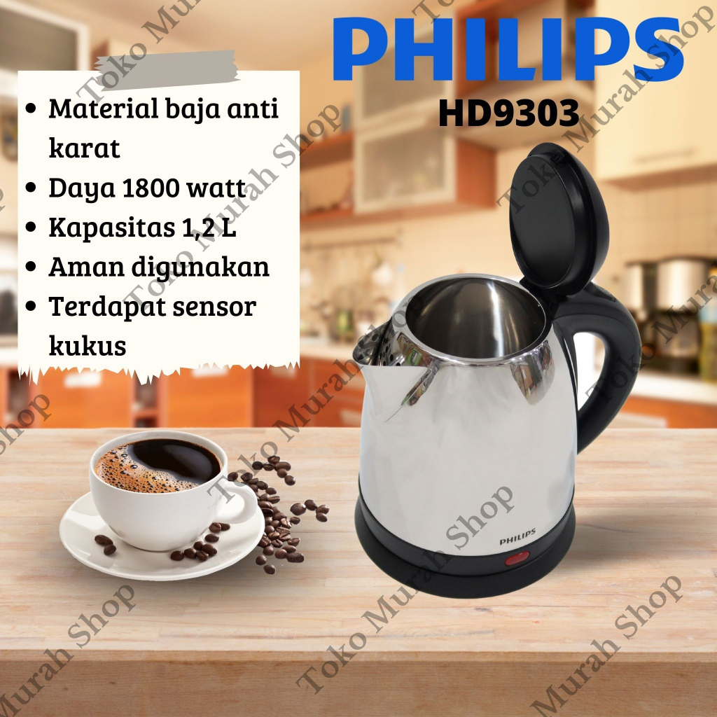 Jual Pemanas Air Philips Kettle HD9303 Kettle Philips HD9303 Original ...