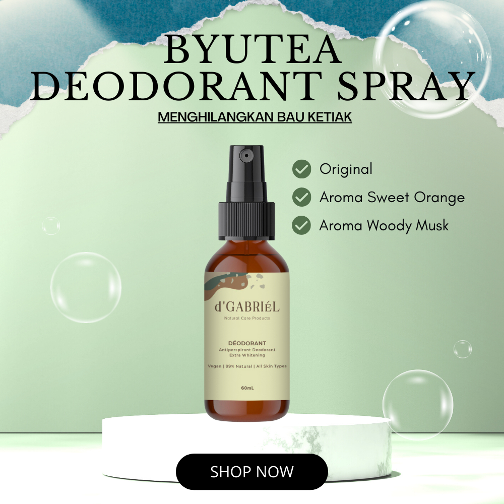 Jual Byutea Deodoran Spray - Menghilangkan Bau Badan dan Melangkan Bau ...