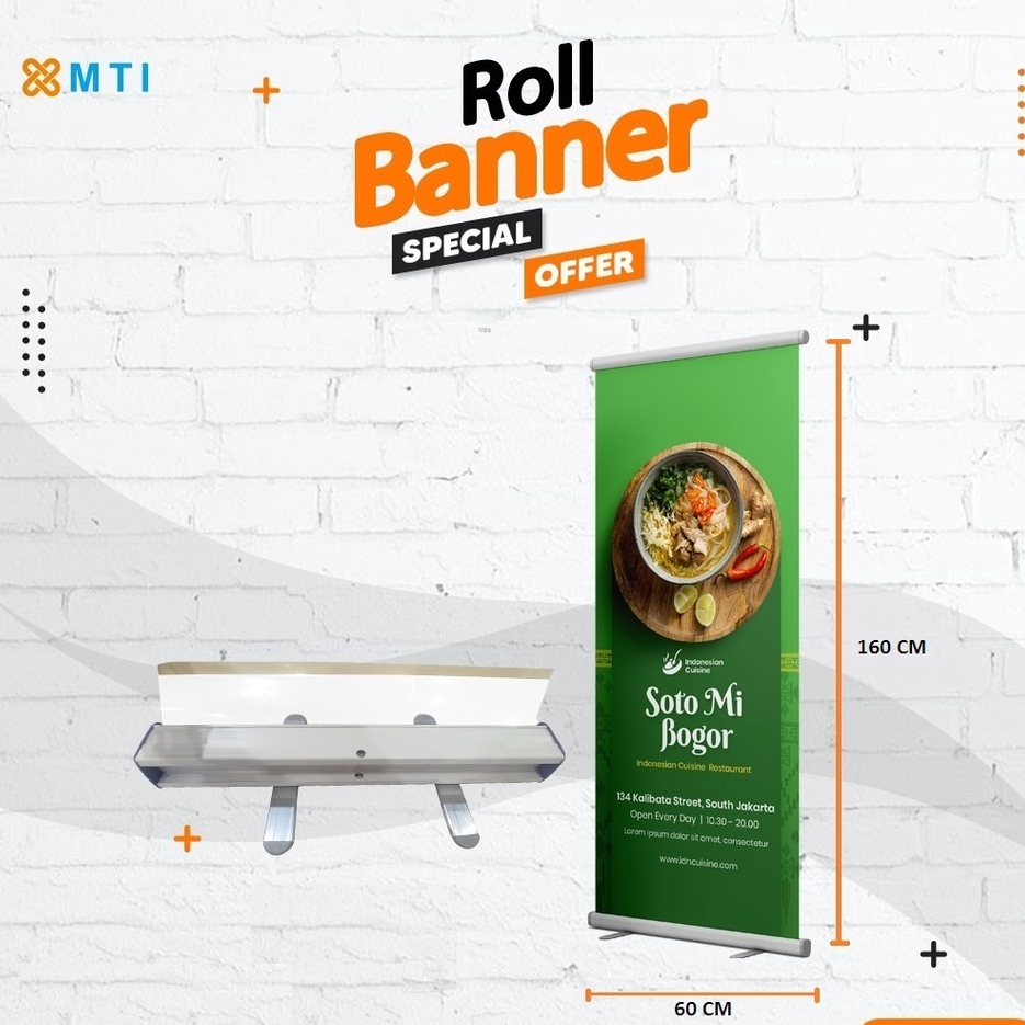 Jual ROLL UP BANNER SET /ROLL UP/ ROLL UP BANNER / ROLL UP MURAH /BANER ...