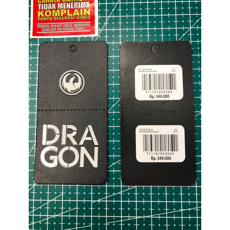 Jual DRAGON PRICE TAG BARCODE SPOT UV MENGKILAP SUPER PREMIUM CO 1X DI ...